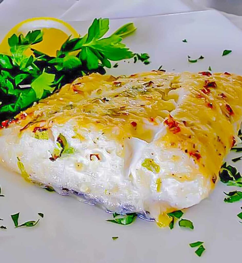 Parmesan Crusted Halibut