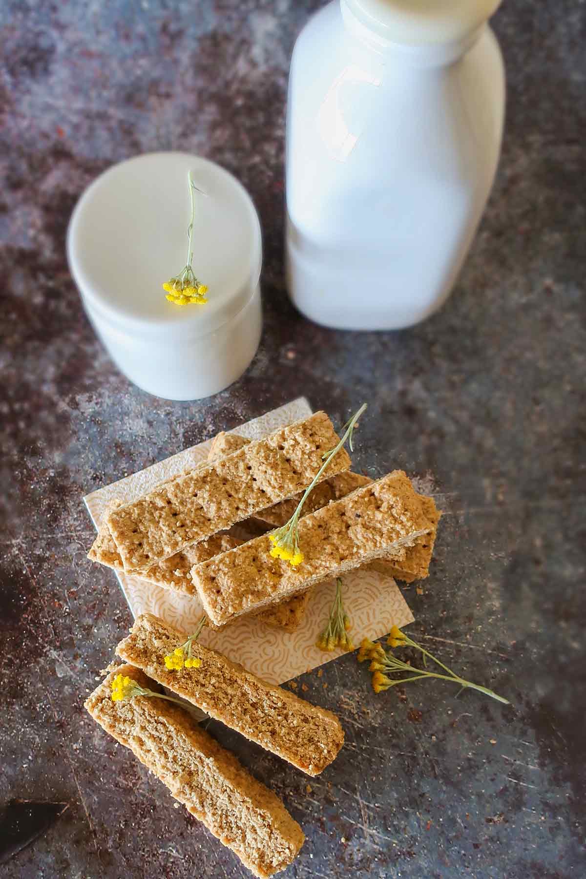 5 Ingredient Maple Shortbread Oat Bar - Only Gluten Free Recipes