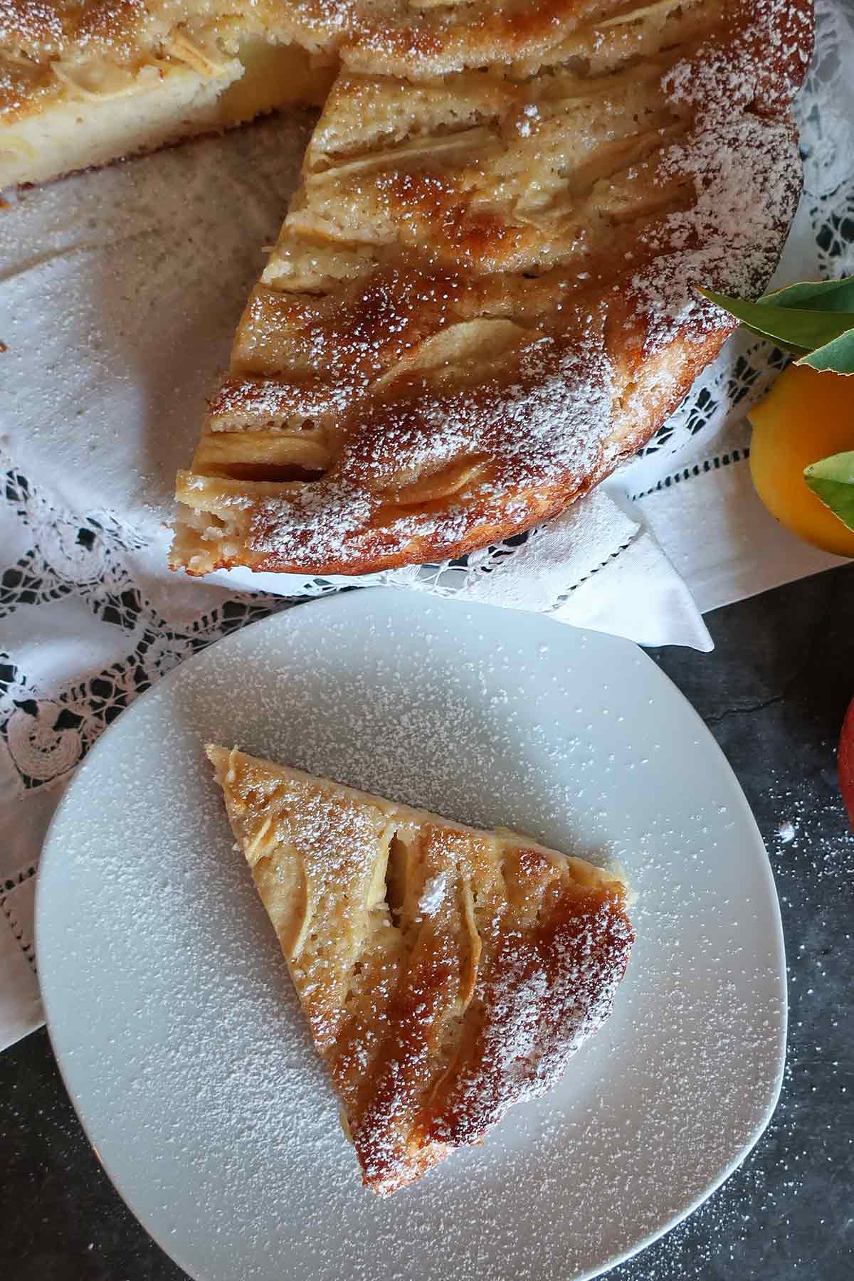 Authentic Italian Apple Cake - Easy and Gluten Free Recipe - Only ...